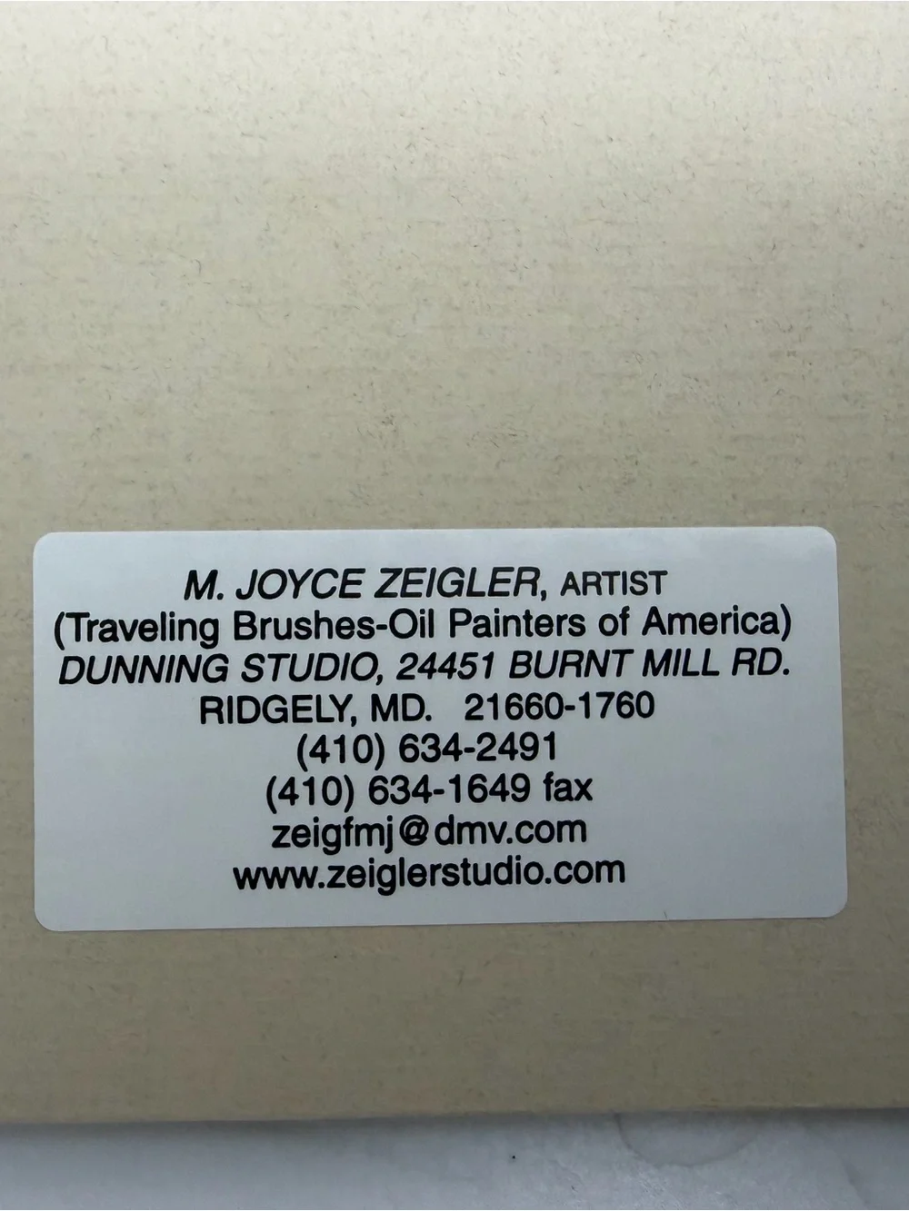 Art | M Joyce Zeigler Committed Signed Le Matted Print Oil Painting ...
